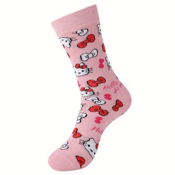 Sanrio | Accessories | Nwt Hello Kitty Pink Socks | Poshmark